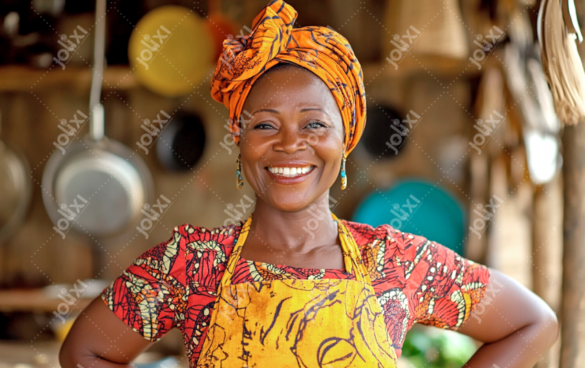 Authenticité et tradition : le sourire d'une cheffe passionnée - Photo ...