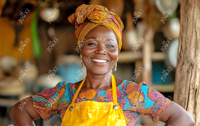 Authenticité et tradition : le sourire d'une cheffe passionnée - Photo ...